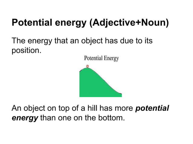 Energy Unit Vocabualry Cards | PPT