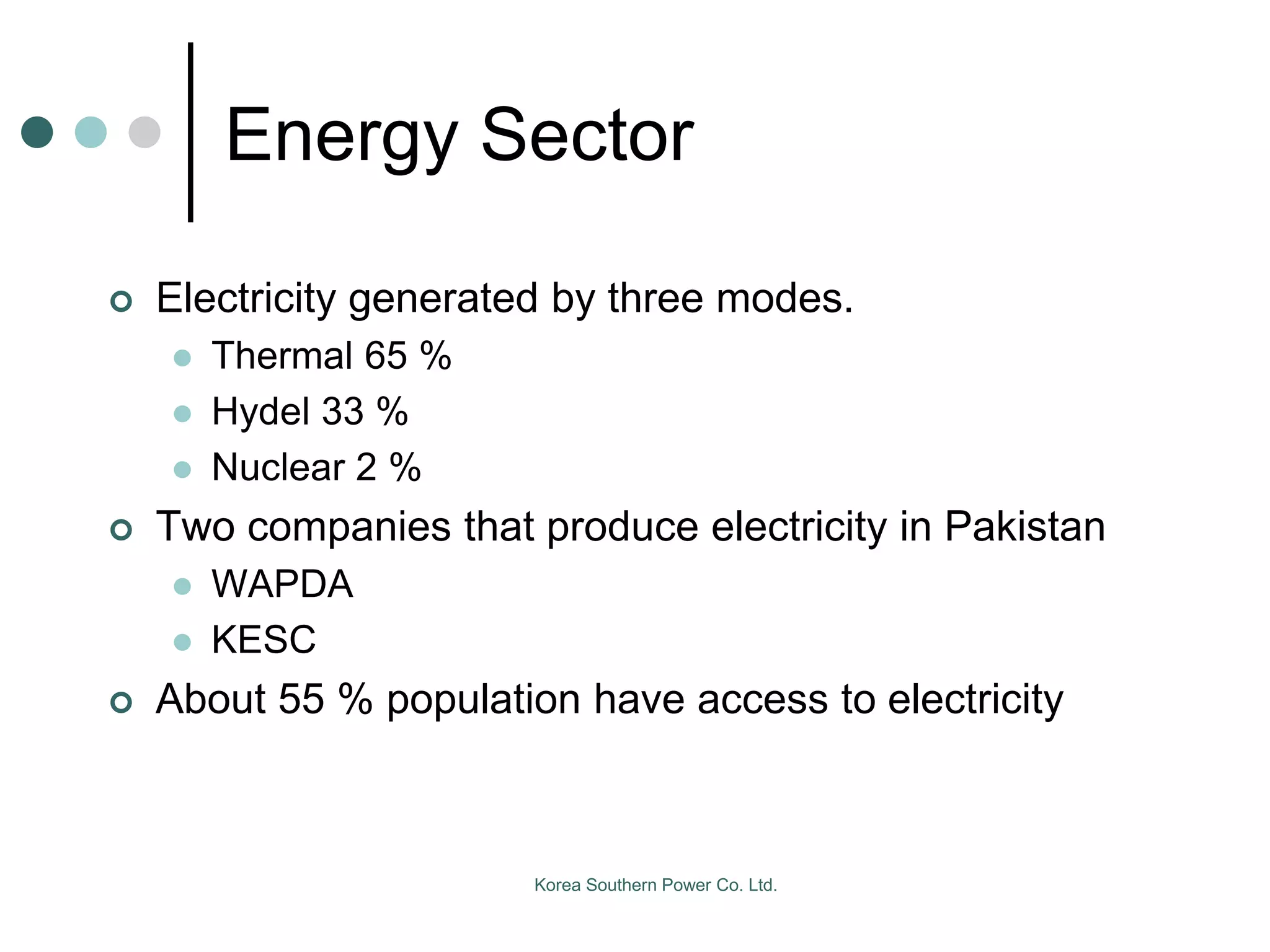 Energy sector in pakistan | PDF