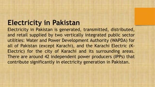 Energy sector of pakistan | PPTX