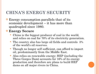 Energy security- Geography | PPT