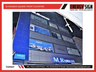 ENERGY SIGN REPRESENTING M RAMZAN MACHINERY CO PVT LTD | PPT