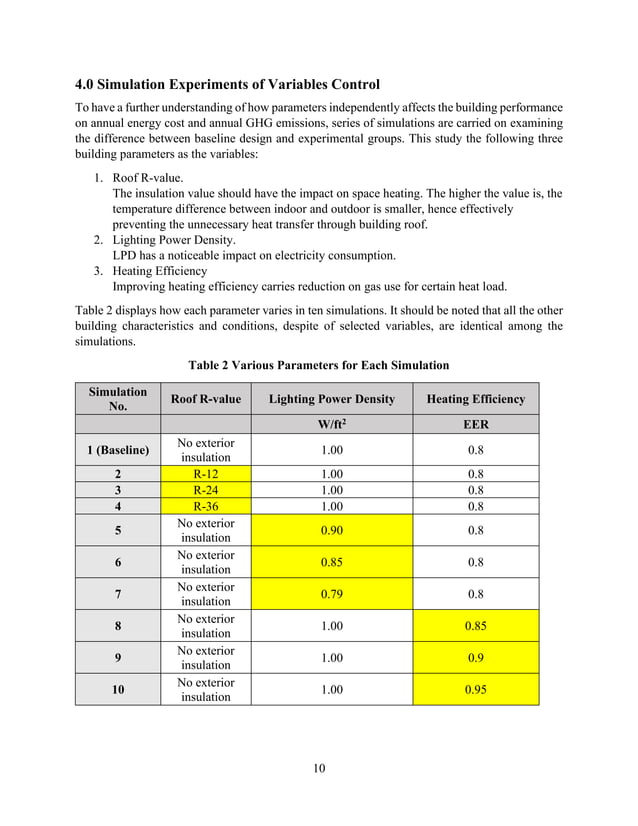 Building Energy Simulation project by using eQuest | PDF