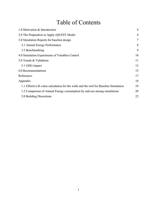 Building Energy Simulation project by using eQuest | PDF
