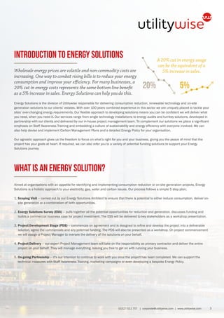 Energy Solutions Brochure from Utilitywise | PDF