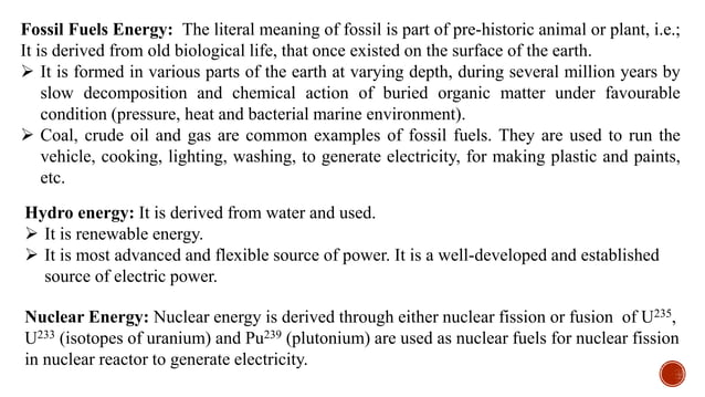 Energy sources and its classification | PPTX | Power and Energy ...