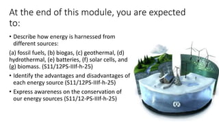 Earth and Life Science: Energy Sources.pptx
