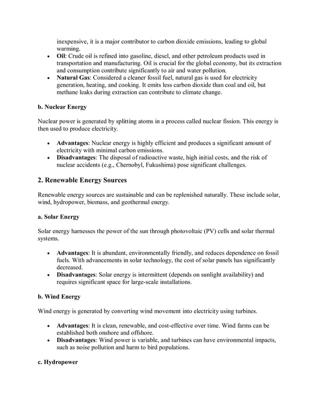 Energy Sources shift toward renewable energy. | PDF
