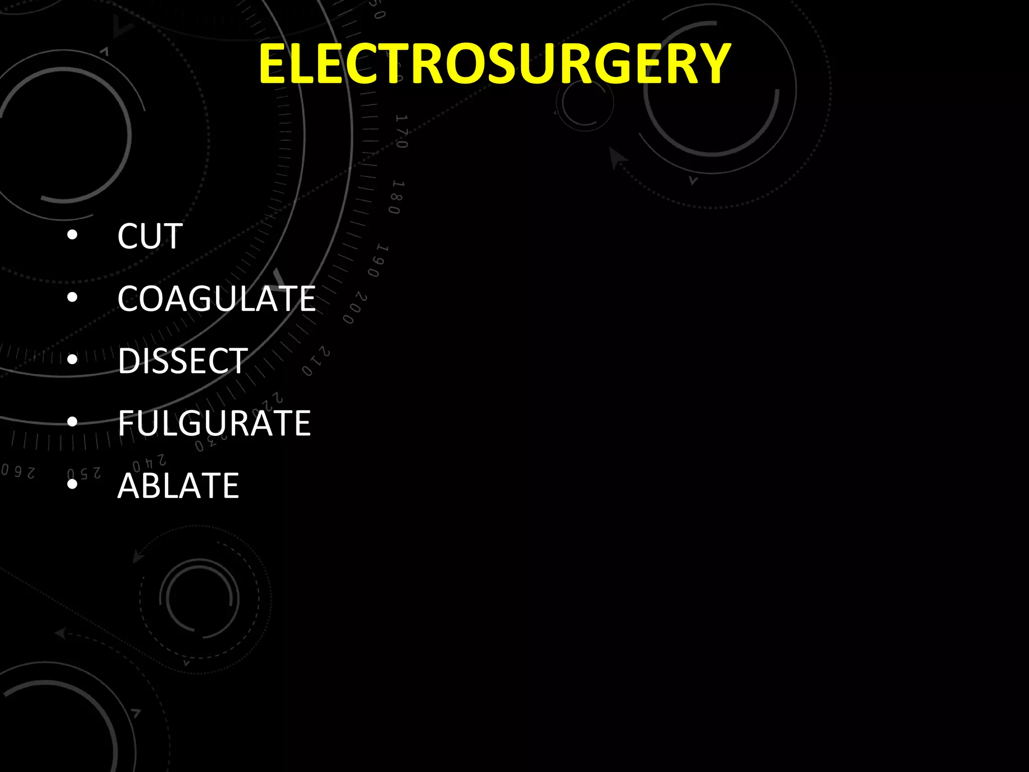 Energy sources in surgery | PPTX