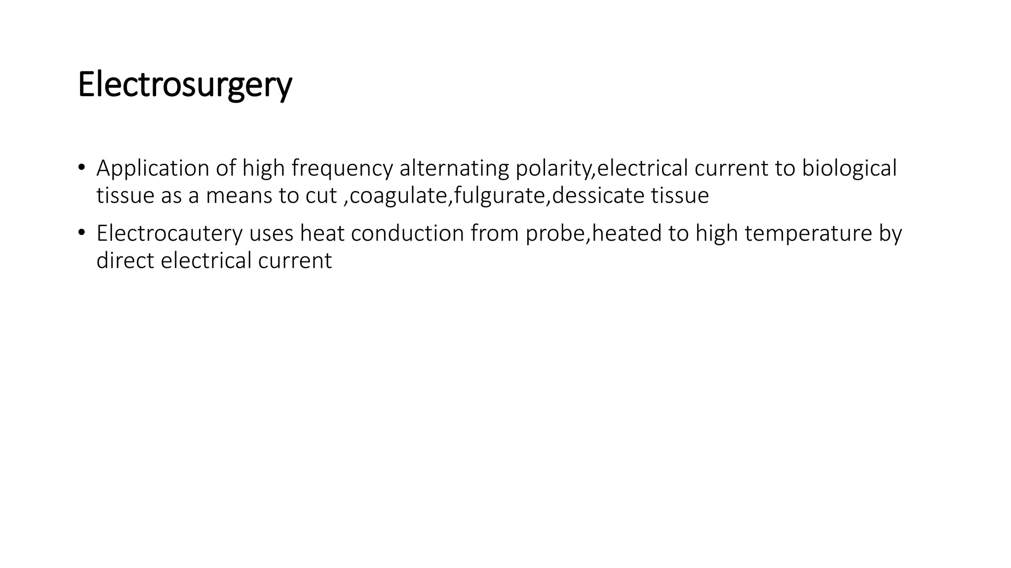 Energy sources in surgery | PPTX