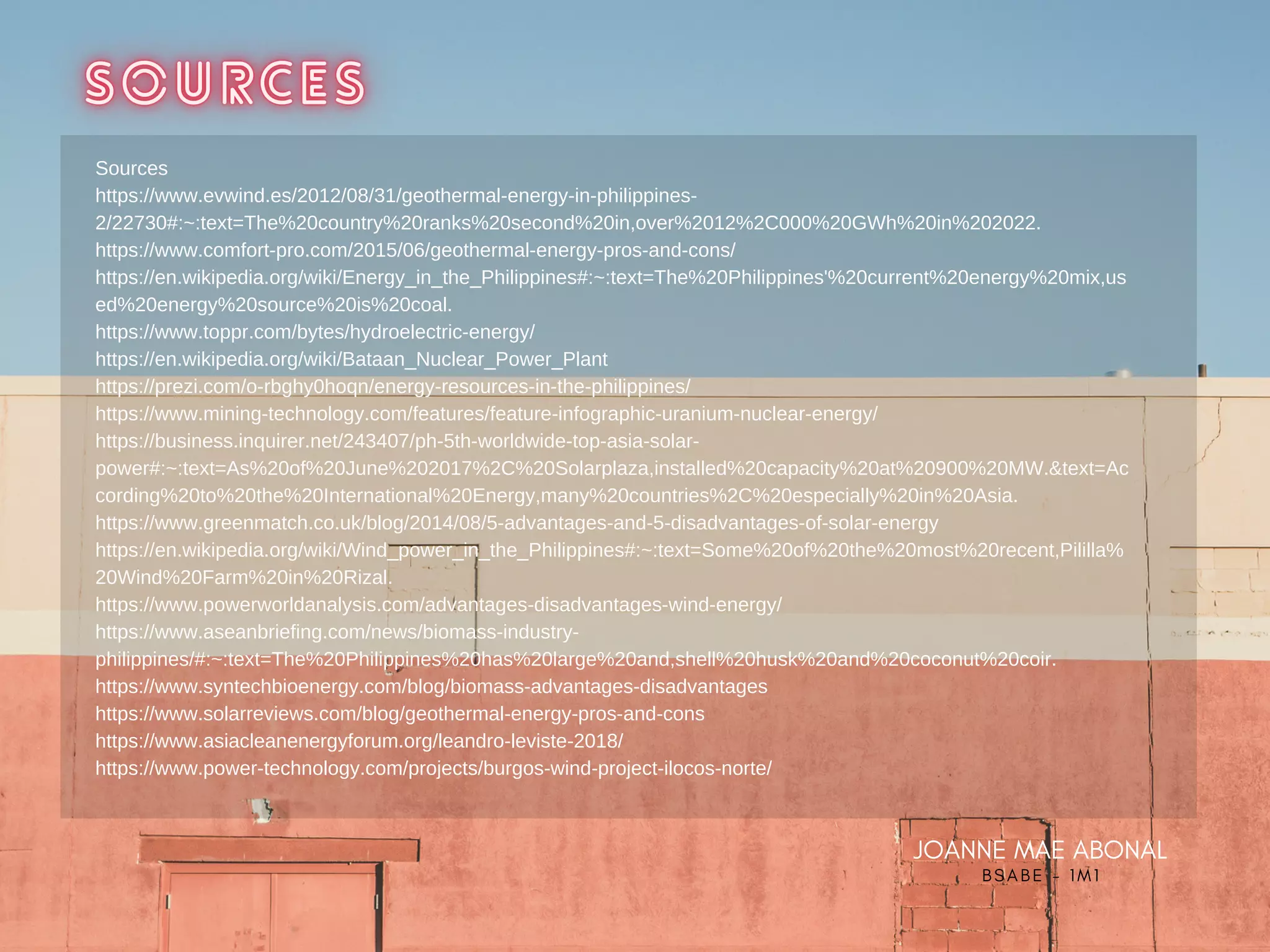 Energy sources in the philippines | PDF