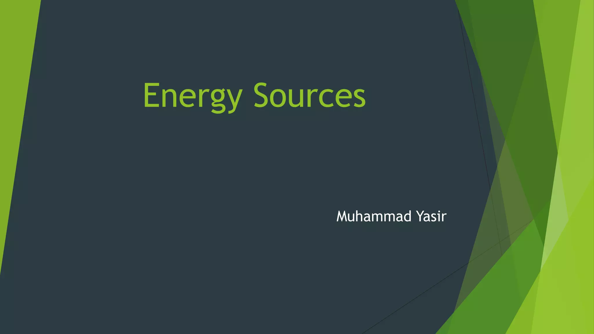 Energy soures | PPT