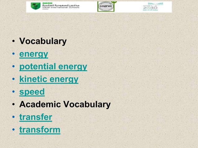 Energy, speed, and moving objects ppt.pptx | Physics | Science