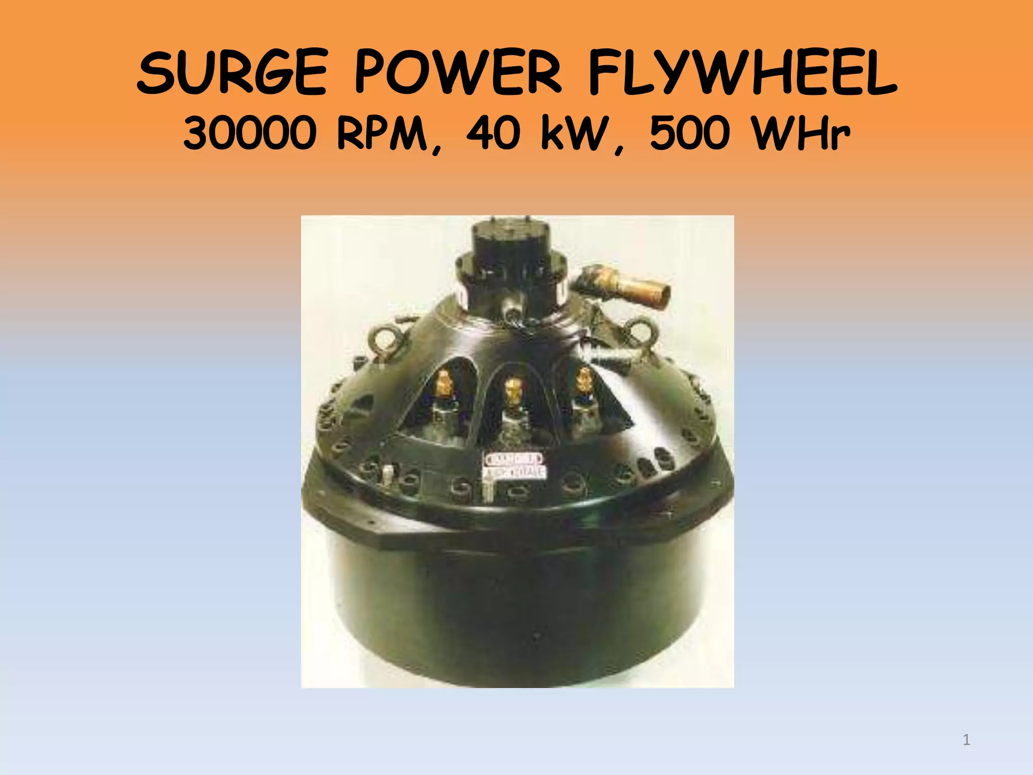 ENERGY STORAGE FLYWHEEL PP | PPTX
