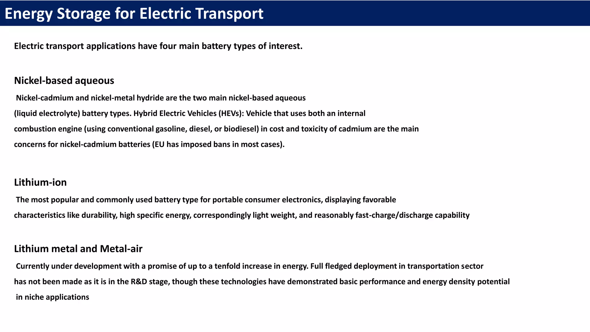 Energy storage introduction | PPTX