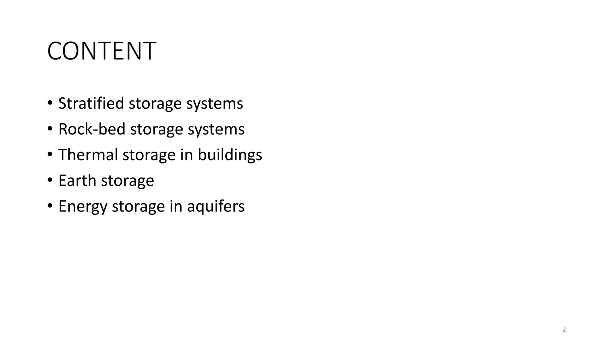 Energy storage ppt | PPTX