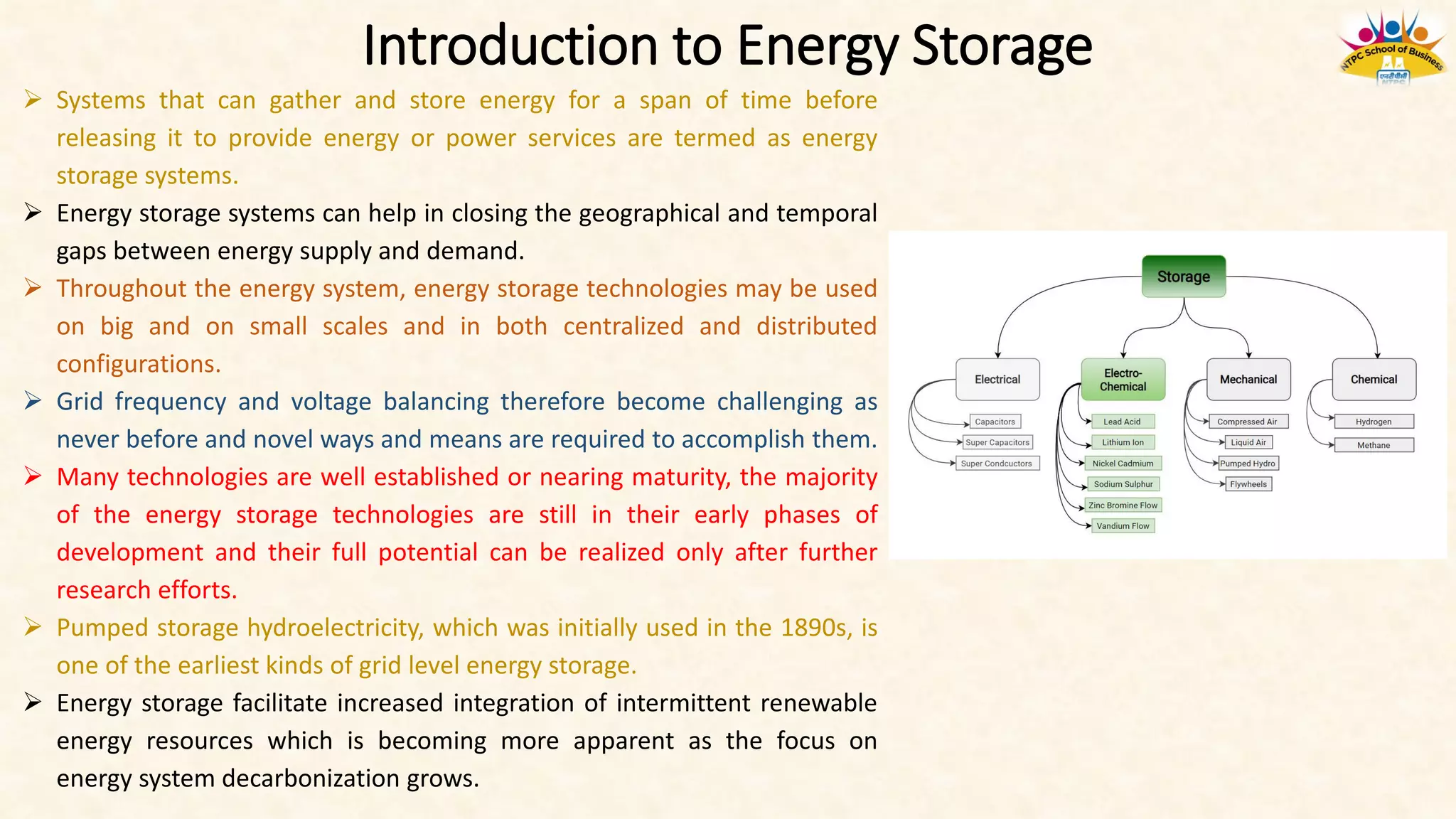Energy storage ppt | PDF