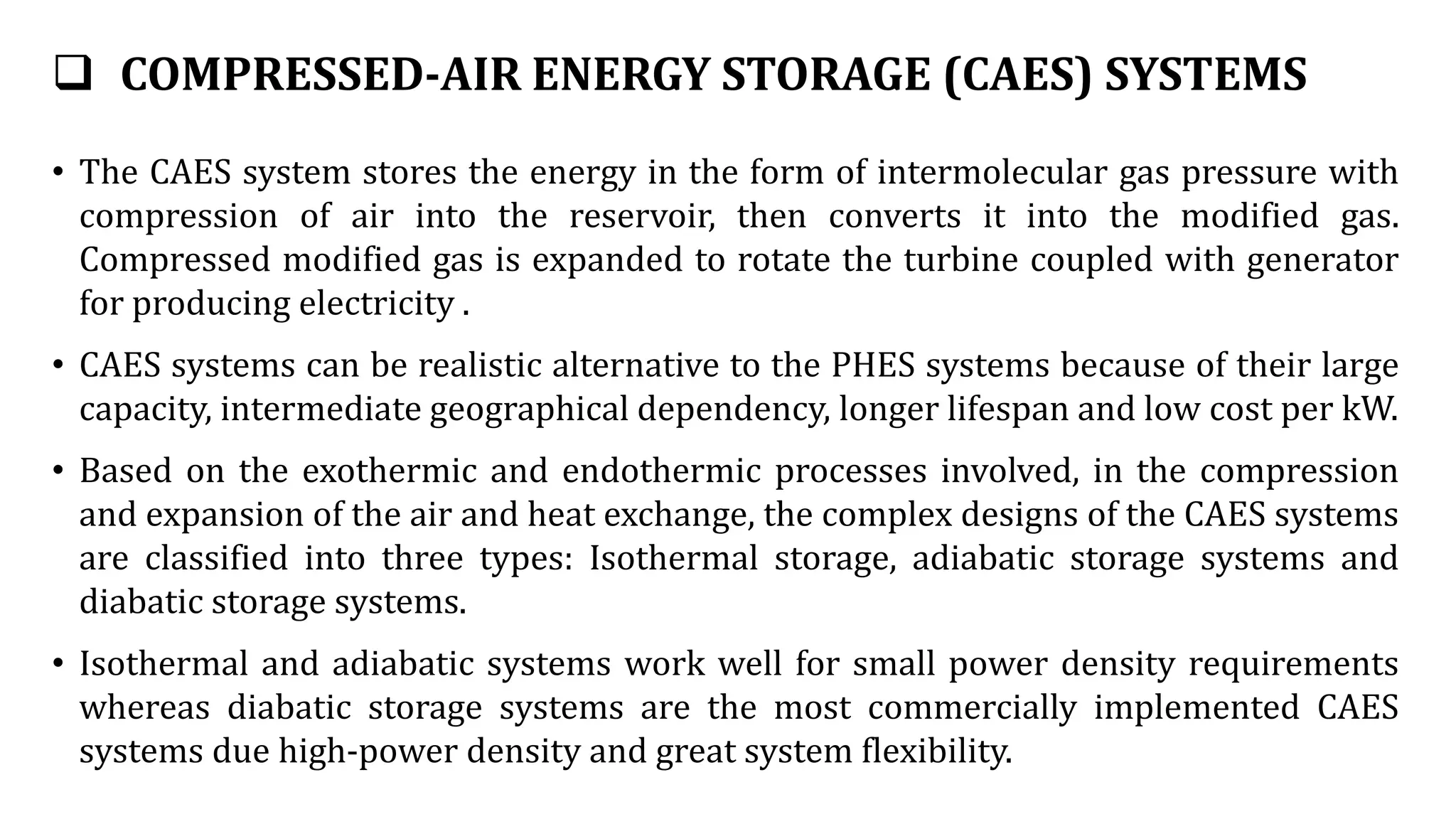 Energy storage system | PPTX