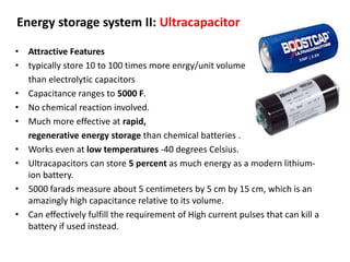 Energy storage systems for electric & hybrid vehicles | PPTX