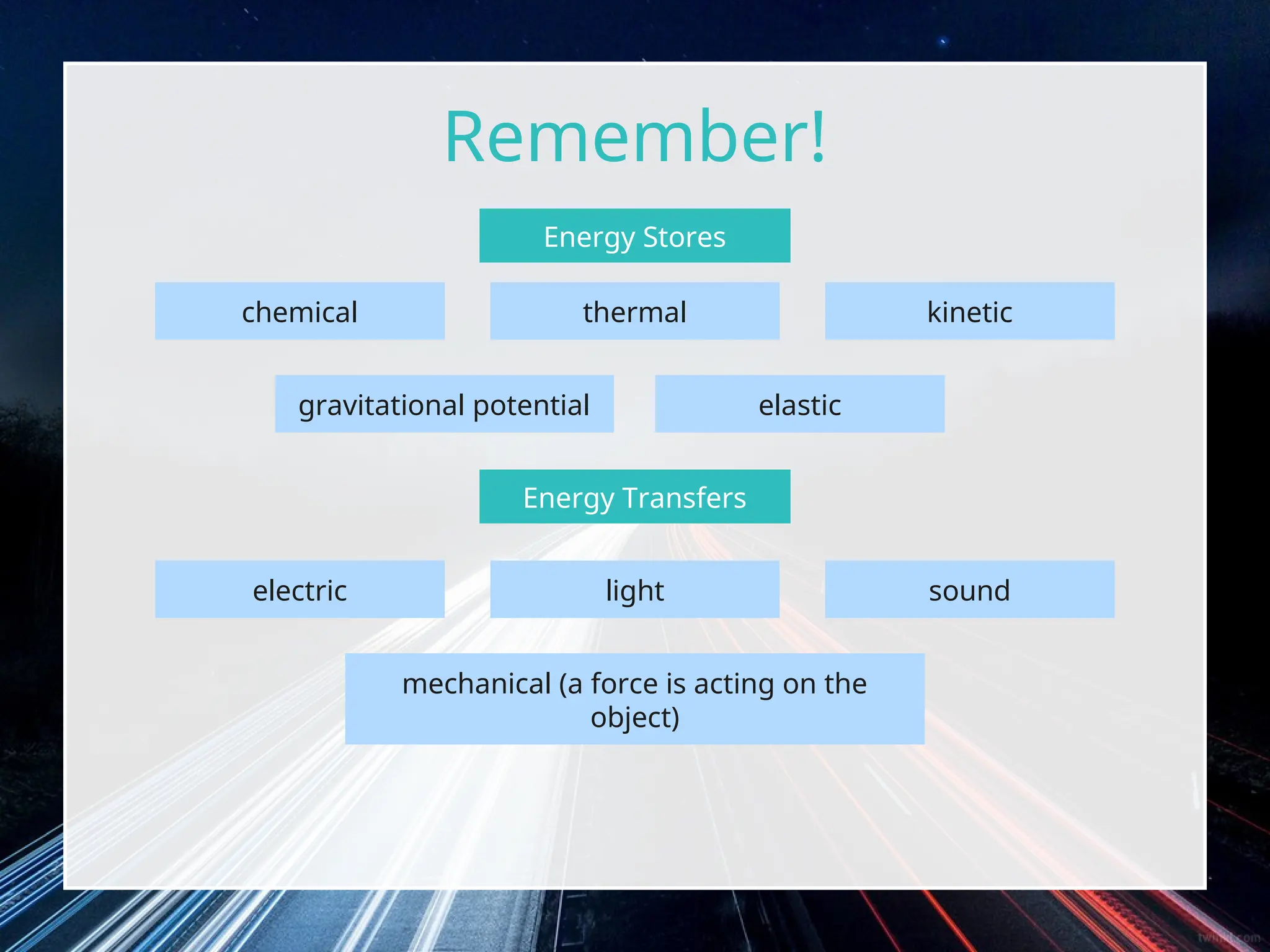 Energy Stores and transfer physic year 7.ppt