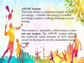 energy system.pptx | Endocrine and Metabolic Diseases | Diseases and ...
