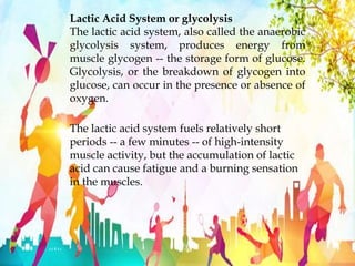 energy system.pptx | Endocrine and Metabolic Diseases | Diseases and ...