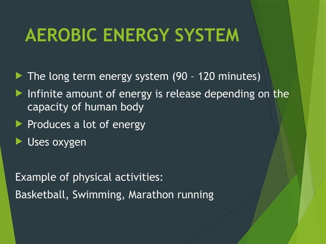 ENERGY SYSTEM - ppt.pptx grade 11 pe and health | PPTX