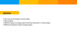 Energy system .ppt,(EXERCISE PHYSIOLOGY) | PPTX | Endocrine and ...
