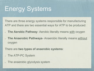 Energy systems | PPTX
