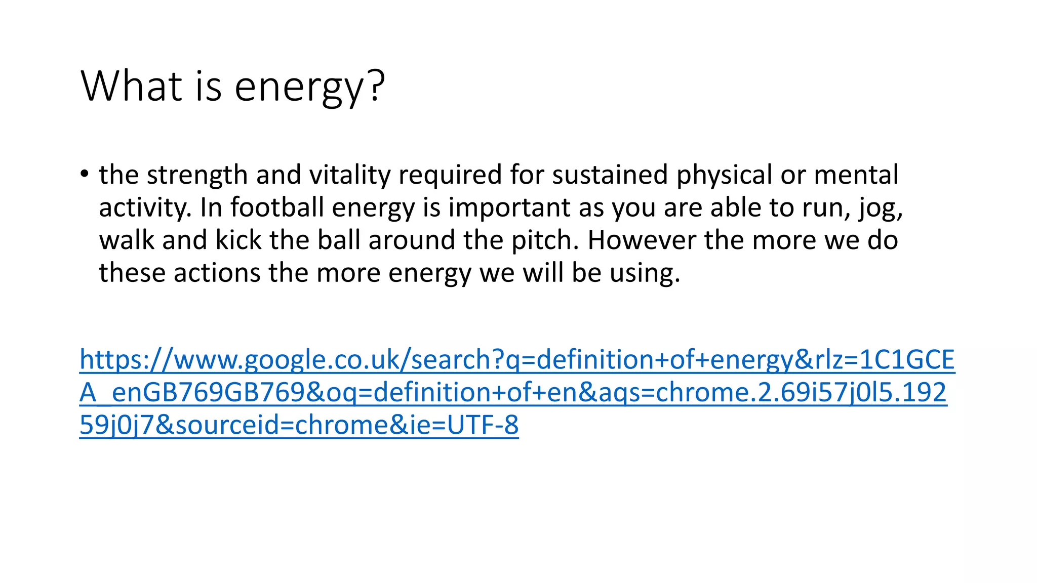 Energy systems | PPTX