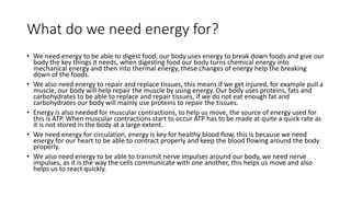 Energy systems anatomy | PPT