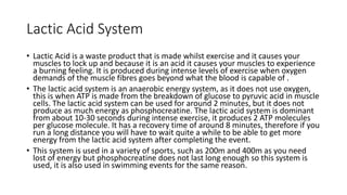 Energy systems anatomy | PPT