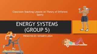 ENERGY SYSTEMS ( Classroom Teaching Lessons on Theory of Different ...