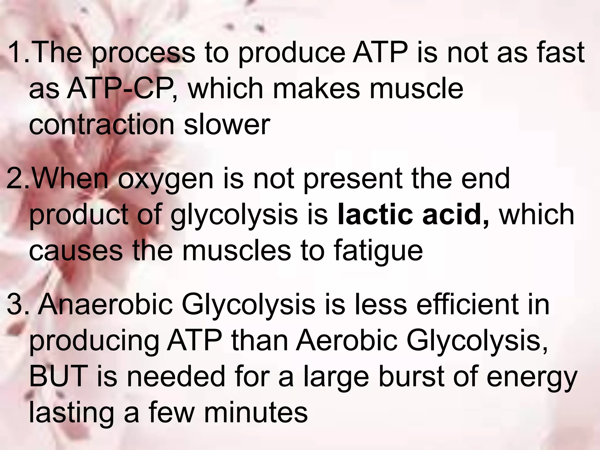 Energy systems in human body by arianaacardiorespiratory | PPTX