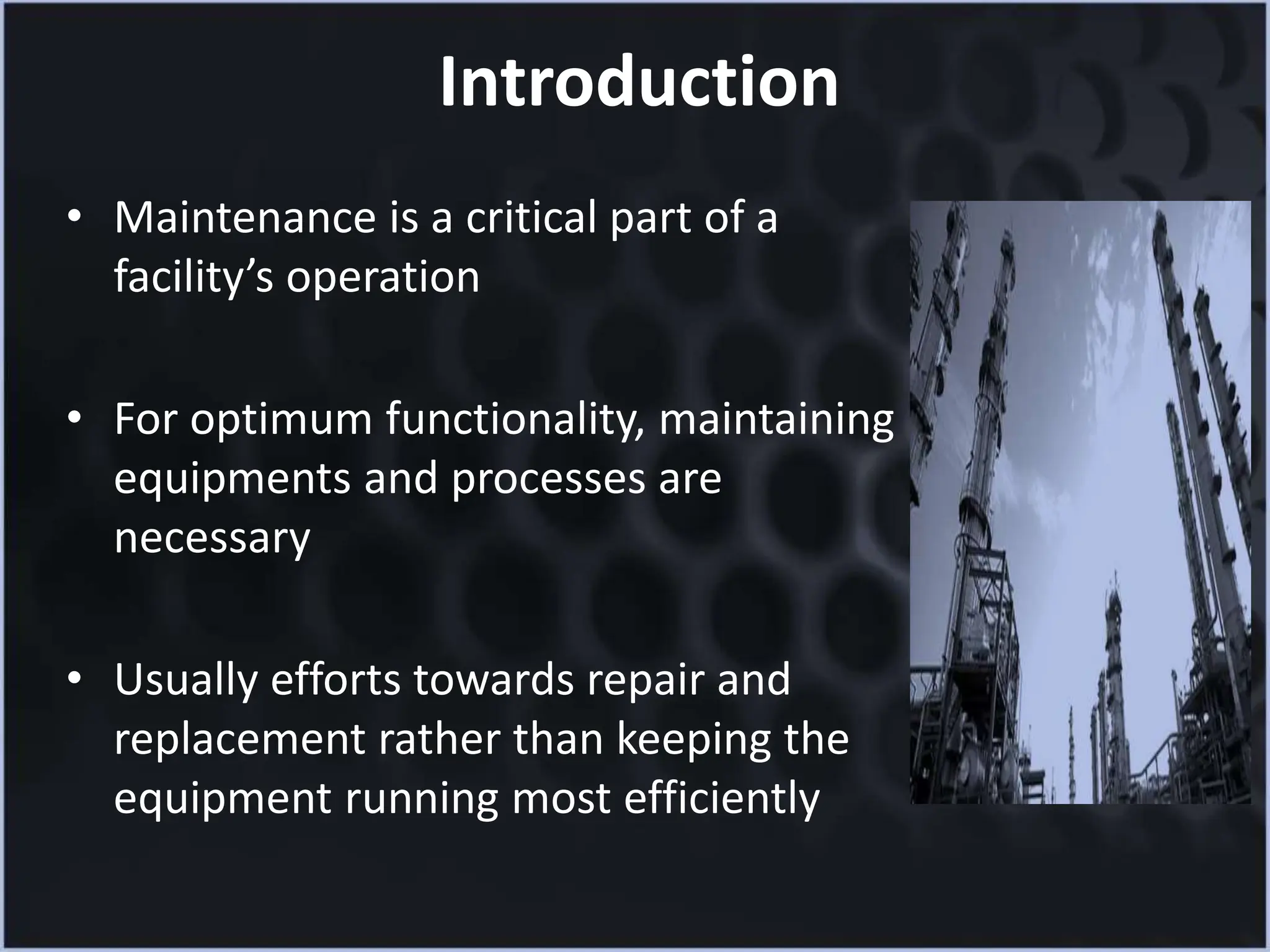 Energy Systems & Maintenance - Class Presentation | PPTX