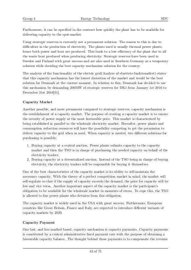 Semester Project 3: Security of Power Supply