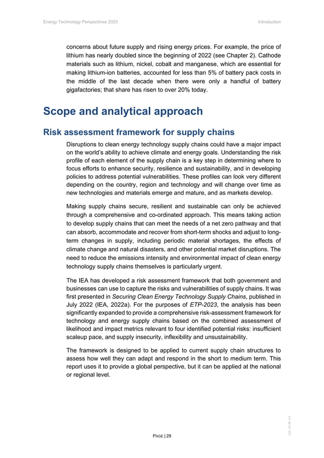 IEA Energy Technology Perspectives 2023 | PDF