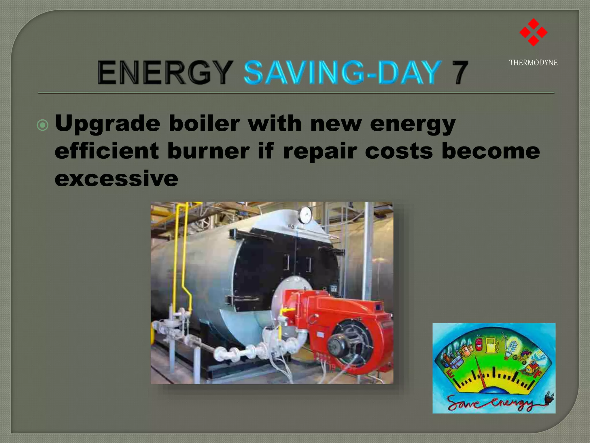 Energy Saving Tips For Steam Boiler - Thermodyne Boilers | PPTX
