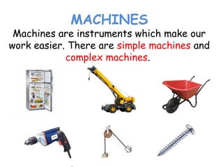 Energy, tools and machines | PPT