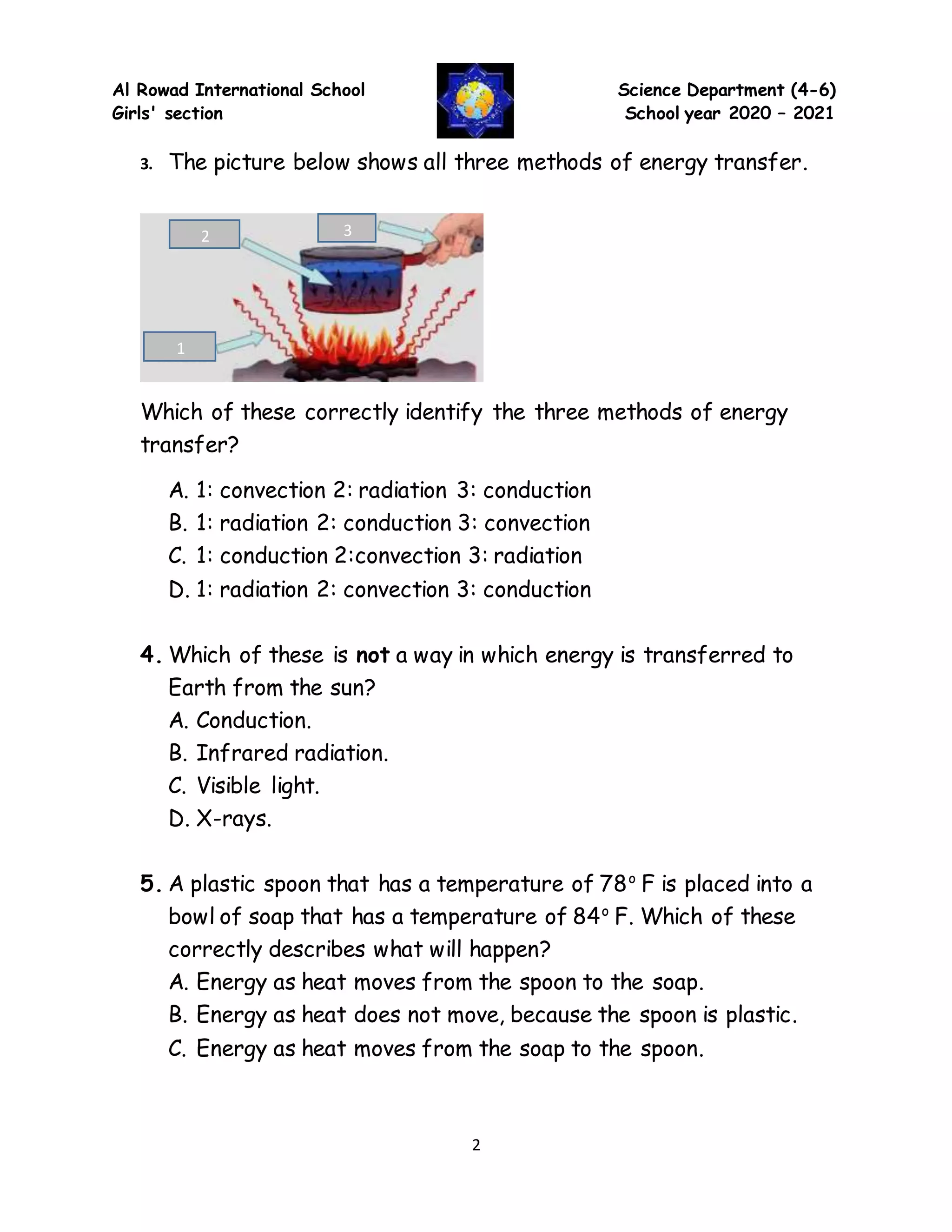 Energy transfer | DOCX