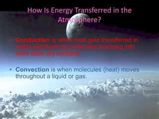 Energy transfer in atmosphere & hydrosphere | PPTX