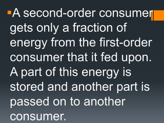 Energy transfer in the ecosystems | PPTX