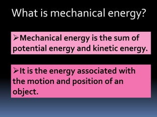 Energy transformation | PPTX