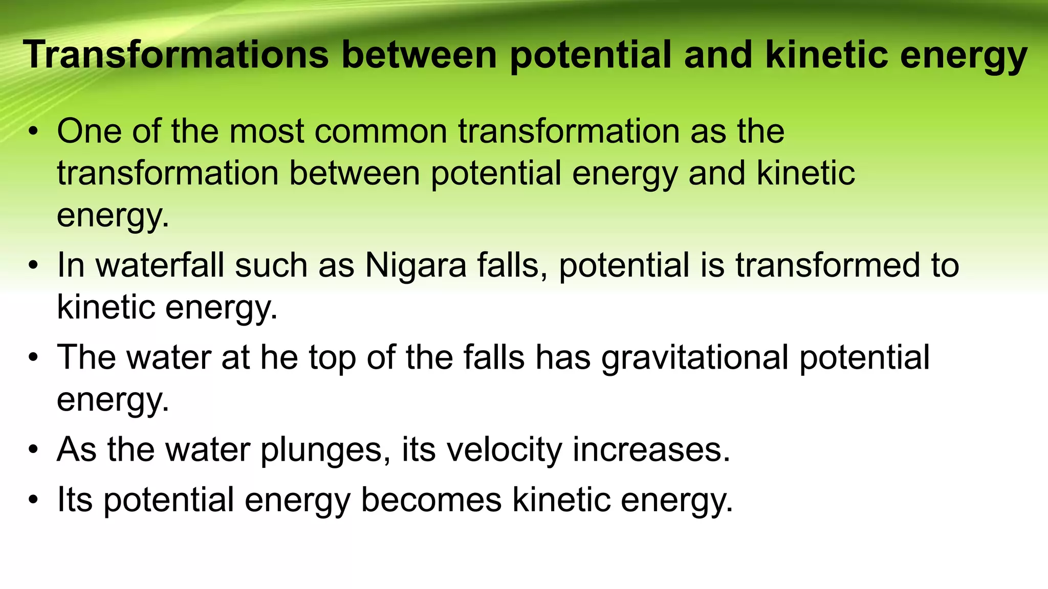 Energy transformation (1) | PPTX