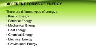 Energy transformation (1) | PPTX