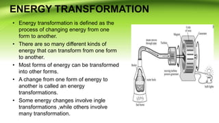 Energy Transformation Definition