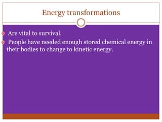 Energy Transformations | PPTX