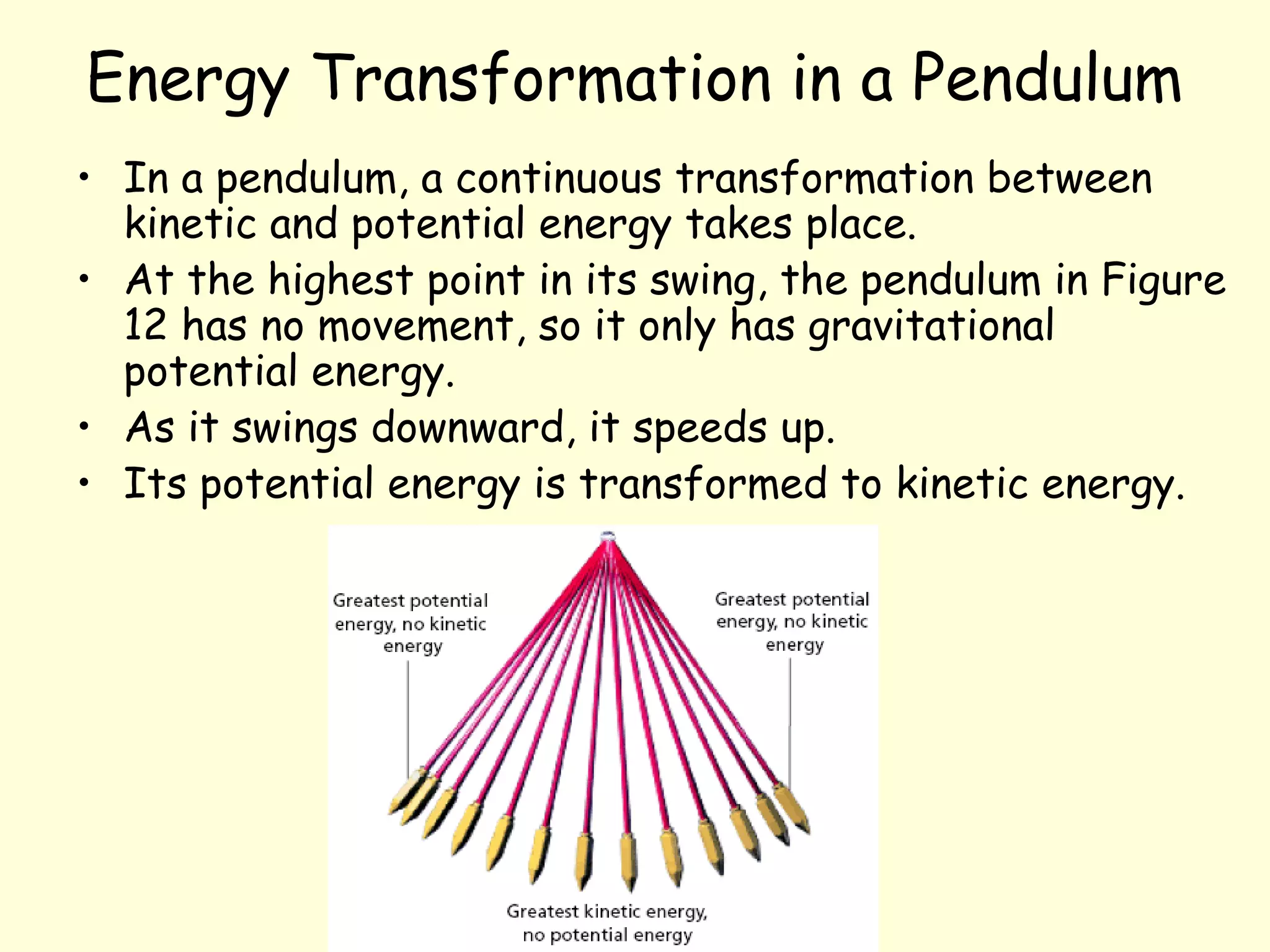 Energy transformations and conservation | PPT