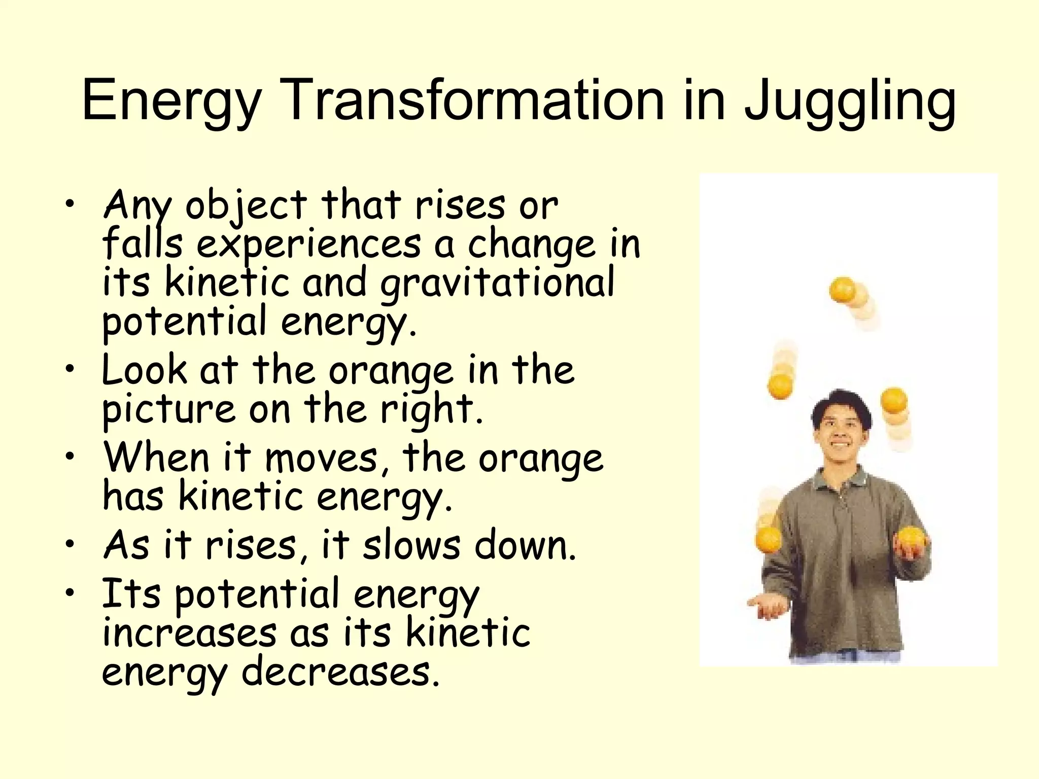 Energy transformations and conservation | PPT