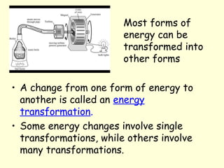 Energy transformations and conservation | PPT
