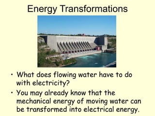 Energy transformations and conservation | PPT